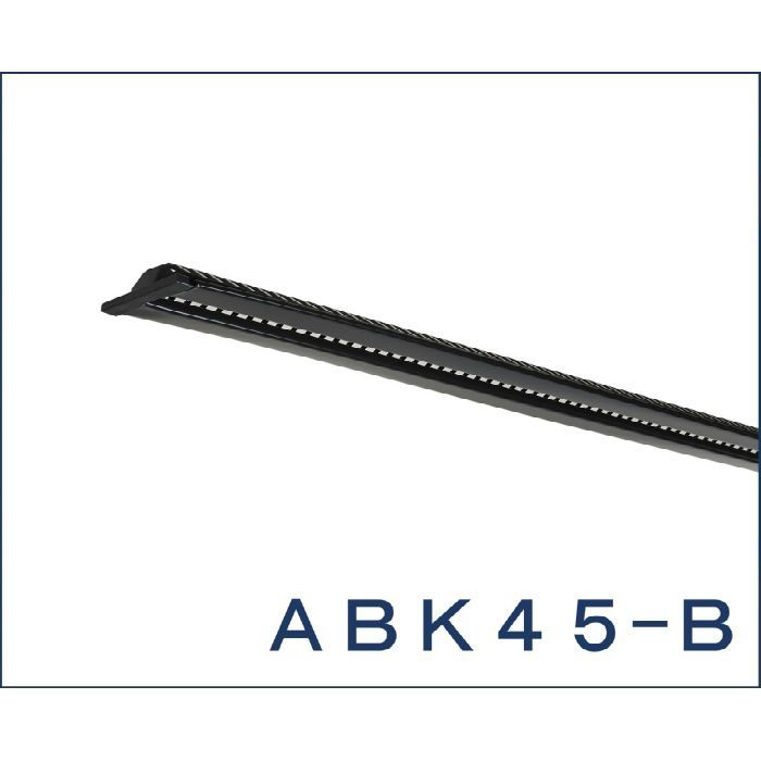ABK45-B 軒天換気金物(非防火品) ABK45 本体(発泡材ナシ) ブラック 日本化学産業【アウンワークス通販】