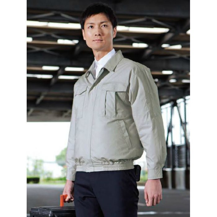 KU90550 綿薄手ワーク空調服®（ウェアのみ） シルバー L 空調服