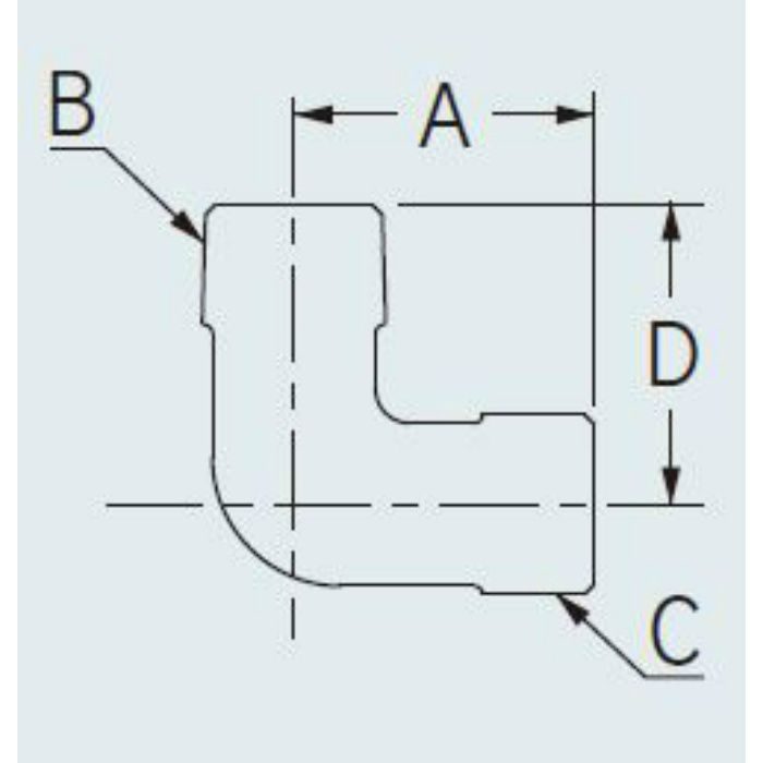 6460-20X13 配管継手 フレキ用エルボ 20X13 カクダイ【アウンワークス通販】