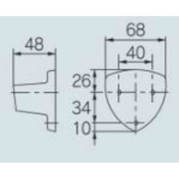 9324C ハンドシャワーフック クリーム カクダイ【アウンワークス通販】