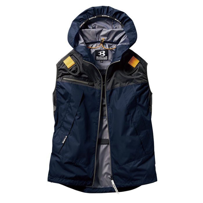 エアークラフトパーカーベスト AC1094 ネイビー M 313-541 ヤヨイ化学工業【アウンワークス通販】