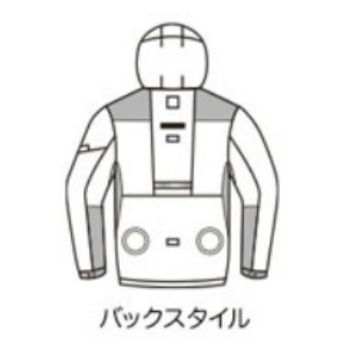 AC1091-3L-98 エアークラフトパーカージャケット（ユニセックス） 3Lサイズ カーディナル ウェアのみ バートル【アウンワークス通販】