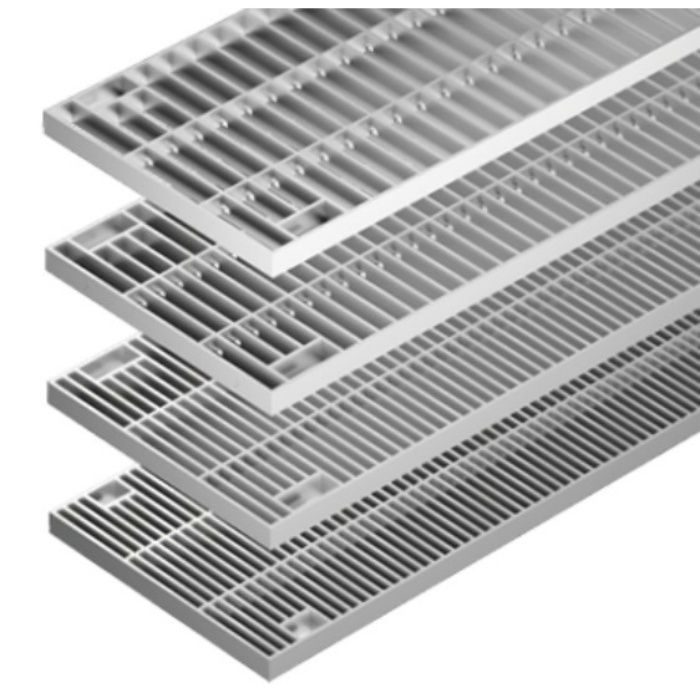 SMGL-13520 P=30 ステンレス製グレーチング ボルト固定式 プレーンタイプ 横断溝・側溝用 ピッチ30mm 歩行用 350×994 ...