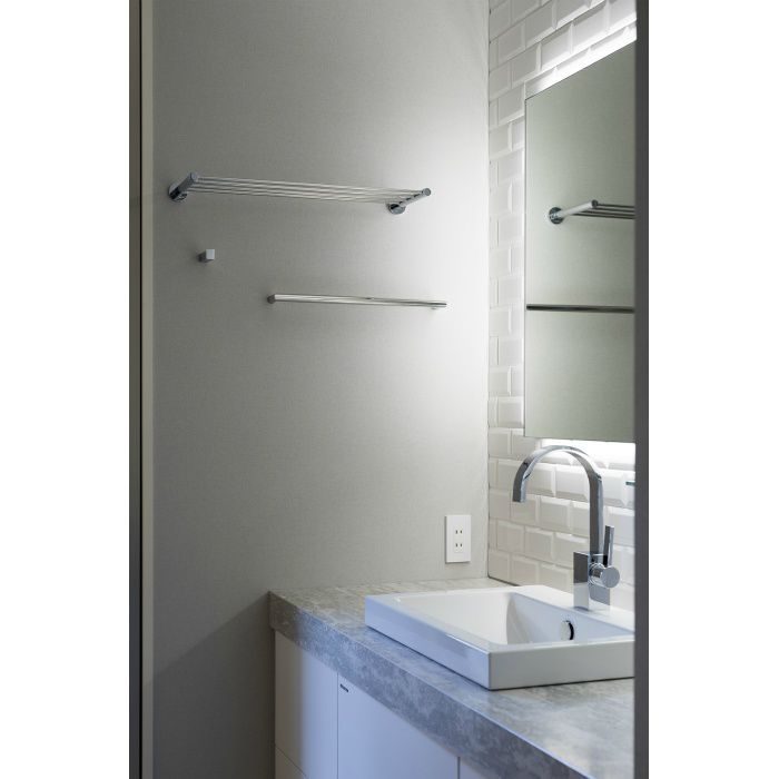 PRE-S340-01 タオルバー 550mm ミラー ユニオン【アウンワークス通販】