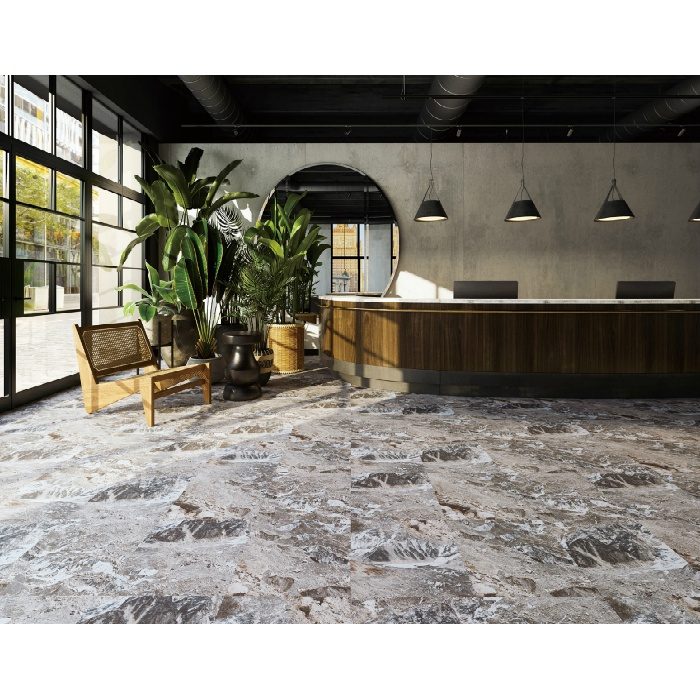 EF0001-45 ビニル床タイル エグザフロア アクティブスタイル フィッツロイ 16枚入 川島織物セルコン【アウンワークス通販】