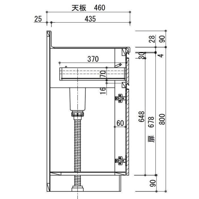 CYⅡ-90RN コンフィⅡシリーズ コンポーネントキッチン 流し台 右水槽 ナチュラルウッド ※関東外配送料別途 イースタン工業【アウン ...