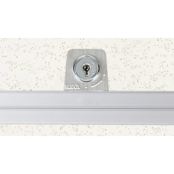 HHNT-K3060W アルミ天井点検口 ハイハッチ 気密タイプ 303×606 鍵付 ホワイト ナカ工業【アウンワークス通販】