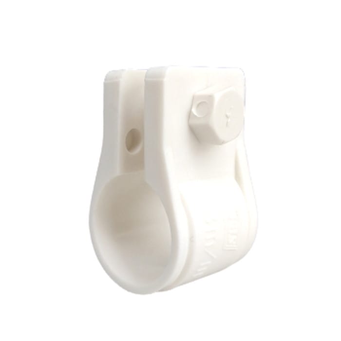 KFBS11-1404 樹脂吊立バンド 塩ビ管用 VP25 ミルキーホワイト 興栄化成【アウンワークス通販】