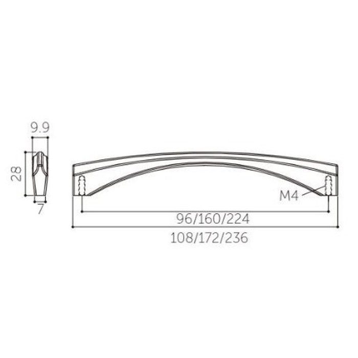 MHD-300 MARIX ポンテハンドル 100mm マットブラック【セール開催中】 MARUKI HARDWARE CORPORATION ...