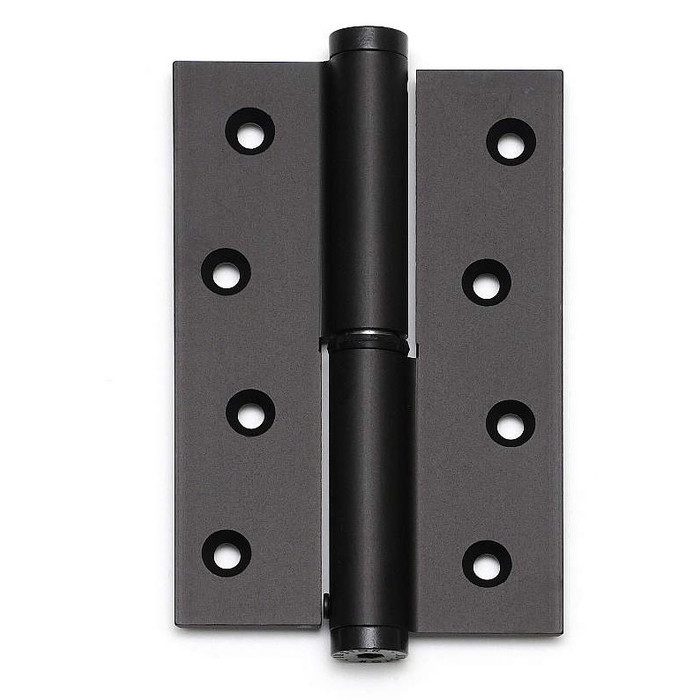 PM120-BK-5243-09L アルミ合金製スプリング抜差丁番 PM120型 左用 黒塗装 スガツネ工業【アウンワークス通販】