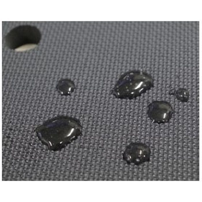 4930740 ワーククッション AA0505 穴有り 500×500mm ブラック ミヅシマ工業【アウンワークス通販】