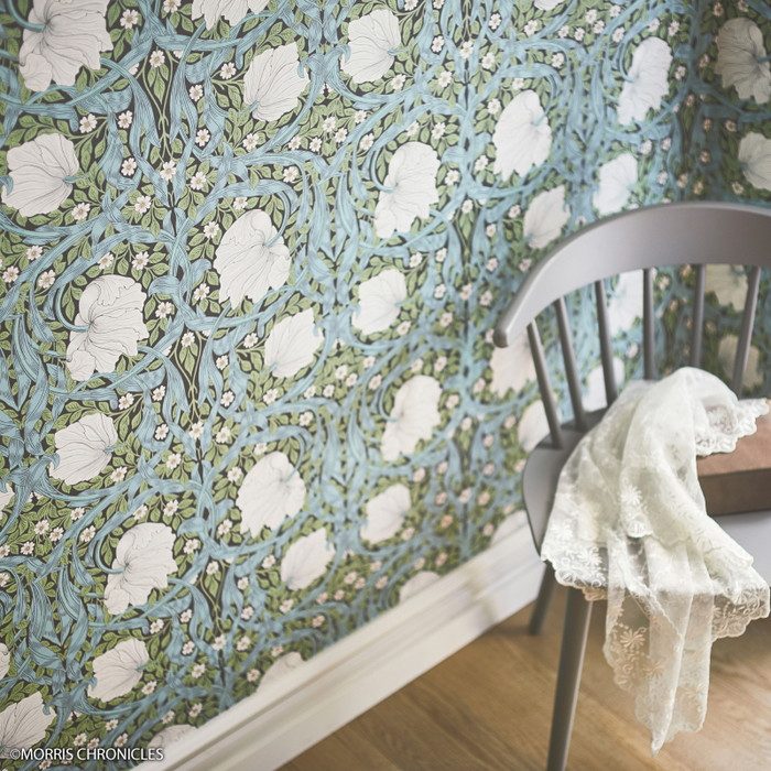 HZ-4013 MORRIS CHRONICLES DIGITAL PRINT WALLCOVERING PIMPERNEL 3600mm× ...