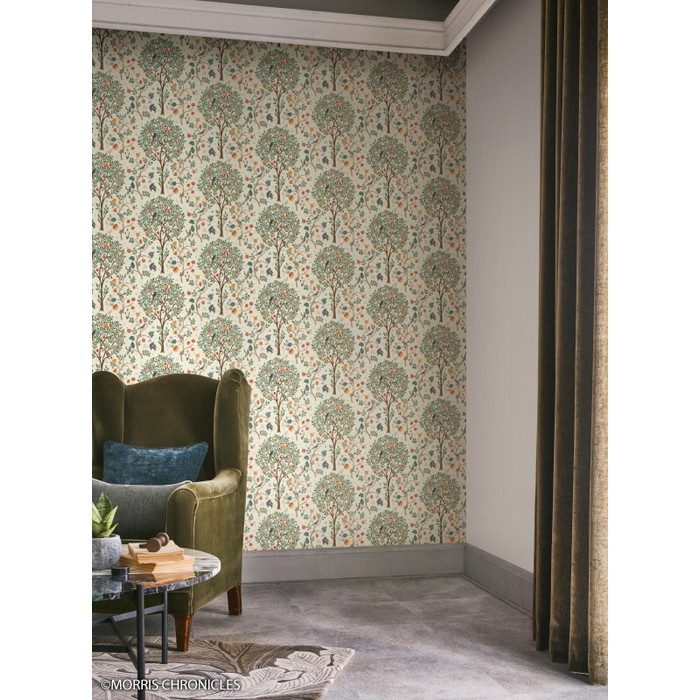 HZ-4041 MORRIS CHRONICLES DIGITAL PRINT WALLCOVERING KELMSCOTT TREE ...