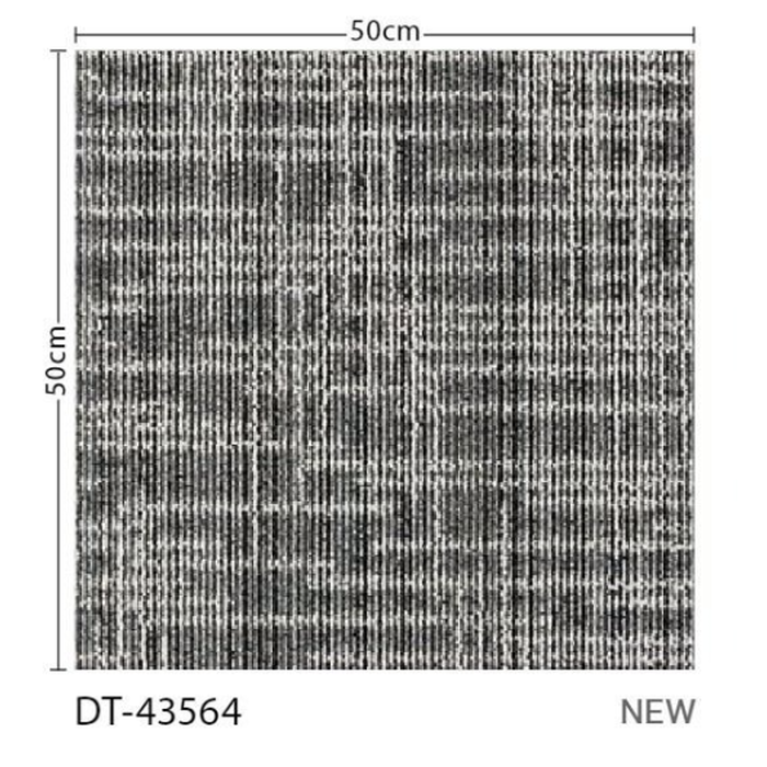 DT-43564 DT カーペットタイル DT-4350 ベルダⅡ 7.4mm×500mm×500mm サンゲツ【アウンワークス通販】