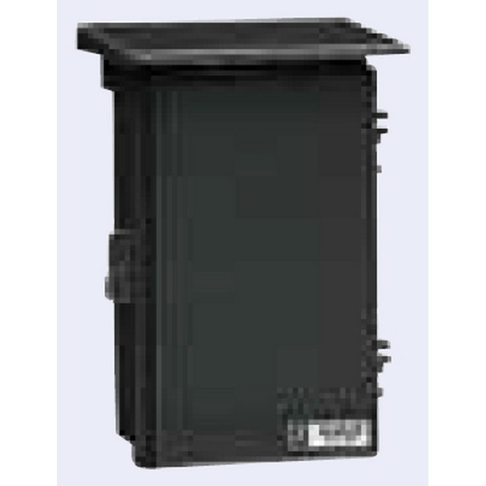 WB-1AK ウオルボックス 屋根付 タテ型 プラスチック製 ブラック 未来工業【アウンワークス通販】