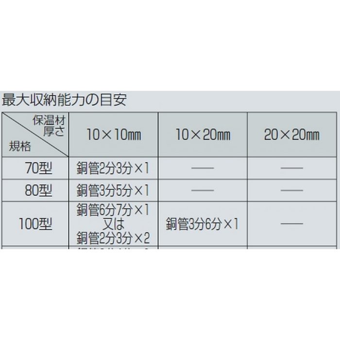 GK-70-22K スッキリラインⓇ（エアコン配管用ダクト） 長2.2m ブラック 未来工業【アウンワークス通販】