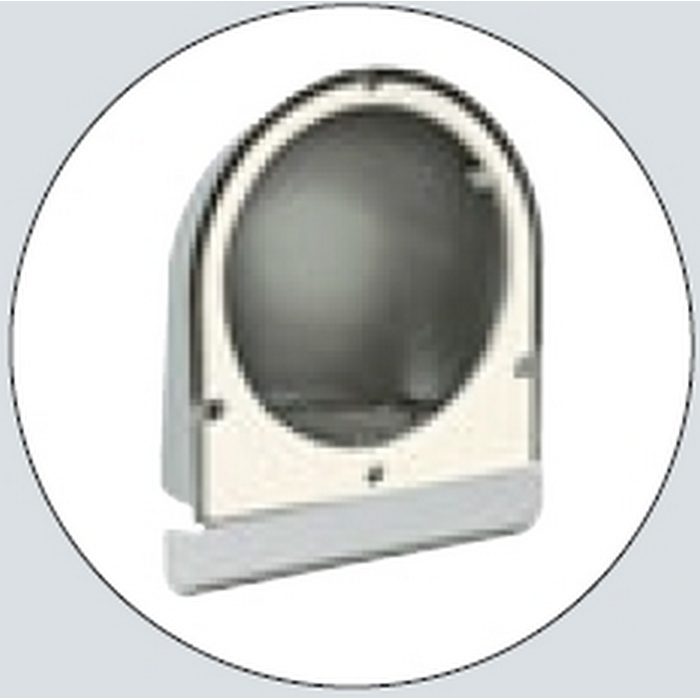 PYK-S100KLK パイプフード（鐘型）寒冷地仕様 ルーバー付 適合ダクト外径φ103～106 ブラック ツヤ有 未来工業【アウンワークス通販】