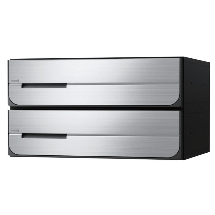 KS-MB3402PU-3LK-S D-ALL 集合住宅用ポスト 3戸用 前入後出／両側防滴タイプ MB3402PUタイプ 上開き 可変 ...