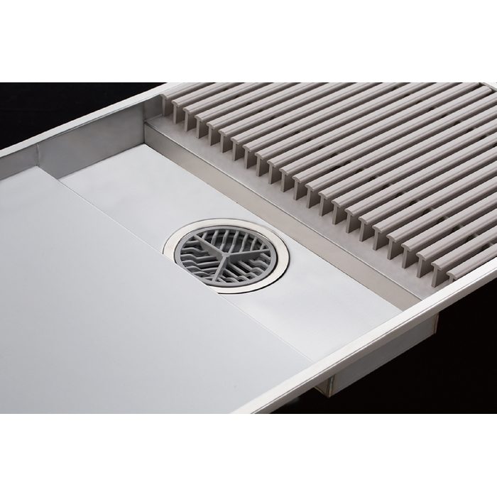 HRHT-53110-S 樹脂すのこユニット「SUGRA」 施設向けトラップ付 530×1100×26mm ホワイト シマブン【アウンワークス通販】