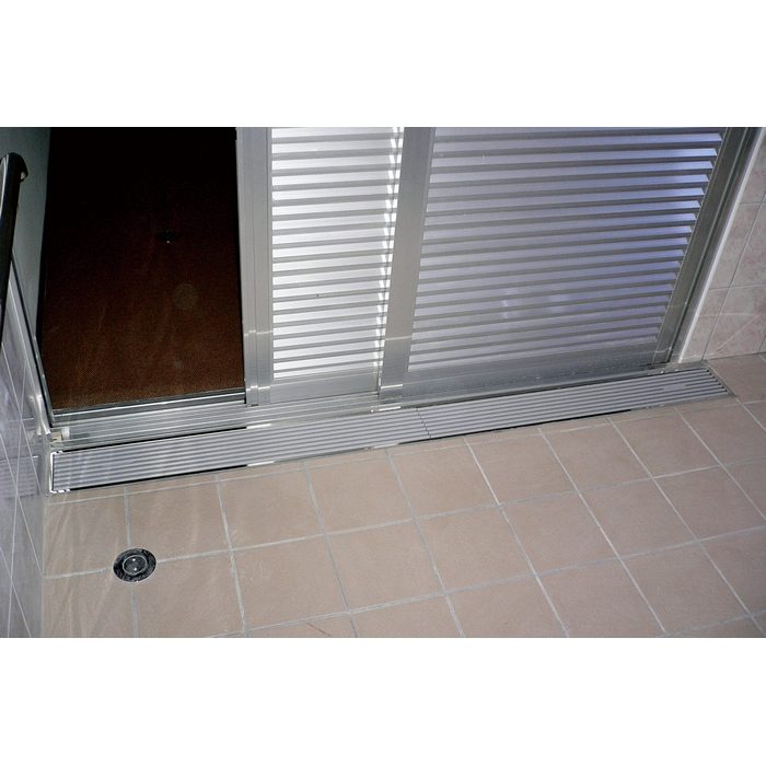 HRFB-15L1500-K トラップ付き排水ユニット小川くん 排水ユニット樹脂グレーチング 深型 防水縦引き 144×1494×733×2× ...