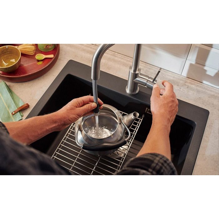 523043 【BLANCO】シンク（本体） PLEON8 W630×D400×H220mm（内寸） anthracite アンスラサイト ...