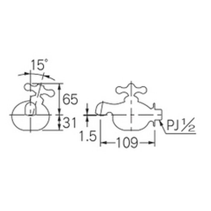 711-063-13 水栓金具 誰や！こっち狙うてんのん？ Da Reya カクダイ【アウンワークス通販】