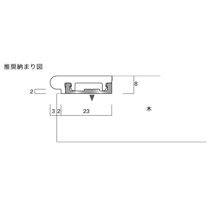 PVM103-GR Previo M103 室内木階段 素足用ノンスリップ アルミ製 1920mm グリーン 5本入 アシスト【アウンワークス通販】