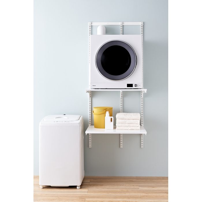 KS-7560AJ Fitrack×乾太くん専用台セット W765×H1753mm ホワイト 藤山【アウンワークス通販】