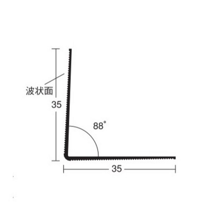 GLPA35 GLコーナーPA35 3段パンチ穴 2.5m 白 100本入 キョーセー【アウンワークス通販】